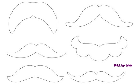 molde bigodes : Revista Artesanato