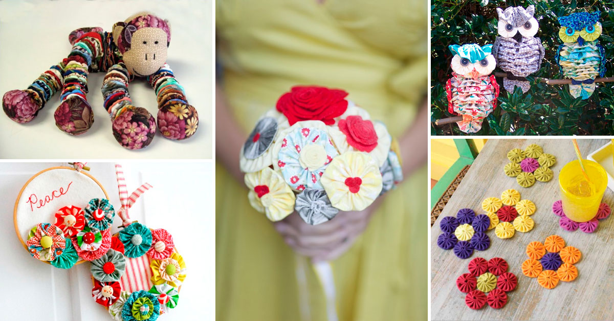 5 Usos Inesperados e Fantásticos Para Flores de Fuxico | Revista Artesanato