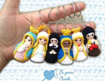 Chaveiro de Crochê: 38 Modelos com Passo a Passo | Revista Artesanato