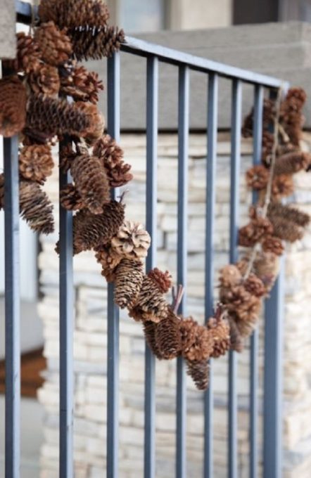 Inspirações Incríveis de Decoração de Natal com Pinha | Revista Artesanato