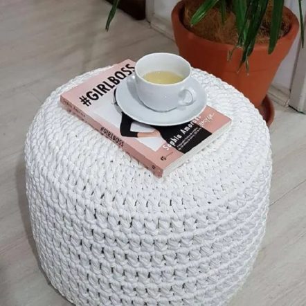 Aprenda a Fazer Puff de Crochê com Passo a Passo Simples | Revista ...