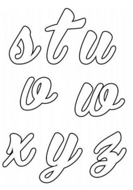 Molde de Letras para EVA: 9 Estilos Diferentes para Baixar e Imprimir ...