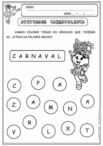 42 Atividades Sobre o Carnaval para Educação Infantil: Imprima ...