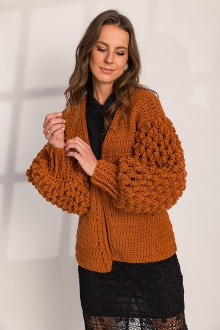 Cardigan de Crochê: 6 Gráficos para Baixar com Passo a Passo | Revista ...