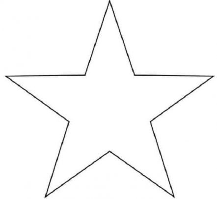 Molde de Estrela para Imprimir: 40 Modelos Grátis para Baixar | Revista ...