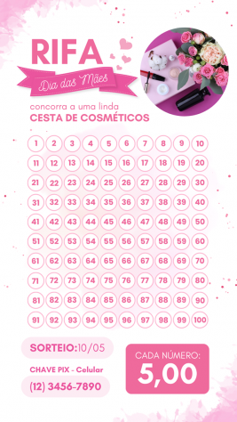 12 Modelos de Rifa Online para Editar Grátis | Revista Artesanato