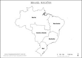 Mapa do Brasil para Colorir: 25 Modelos para Imprimir Grátis | Revista ...