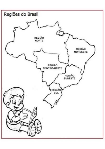 Mapa do Brasil para Colorir: 25 Modelos para Imprimir Grátis | Revista ...