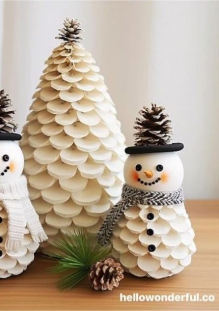 Artesanato com Pinhas Secas: 45 Ideias com Passo a Passos | Revista ...