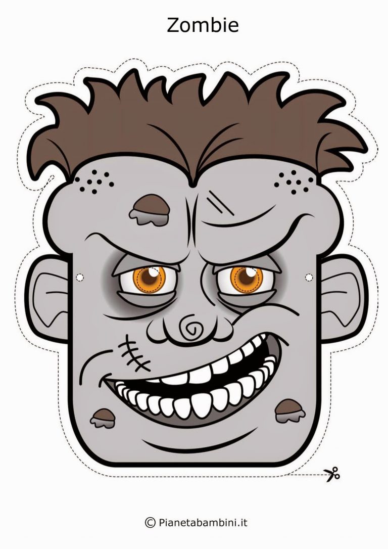 16 Máscaras de Halloween para Imprimir Grátis | Revista Artesanato