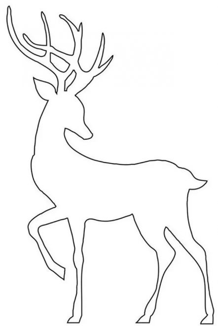 Molde de Rena de Natal para Imprimir: 30 Modelos Grátis | Revista ...